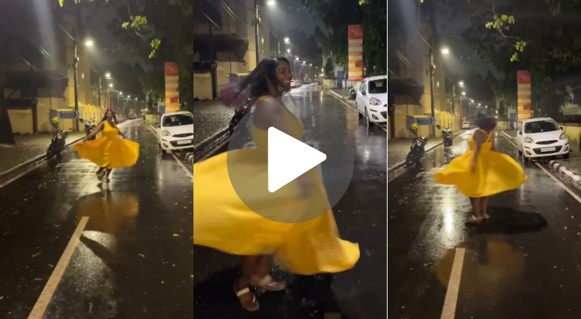 Sayanora Philip shares her dance video in rain